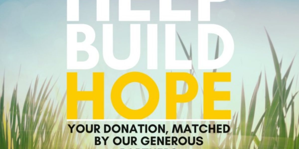 We Can't Stop Now! Announcing Our Match for Hope Appeal. - eli's place
